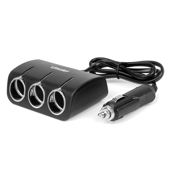 Rozdzielacz gniazda zapalniczki 12V 24V 120W 80cm AMIO-04359 | Sklep internetowy Tomito.pl