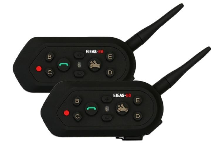 Interkom intercom motocyklowy E6 na 2 kaski | Sklep internetowy Tomito.pl