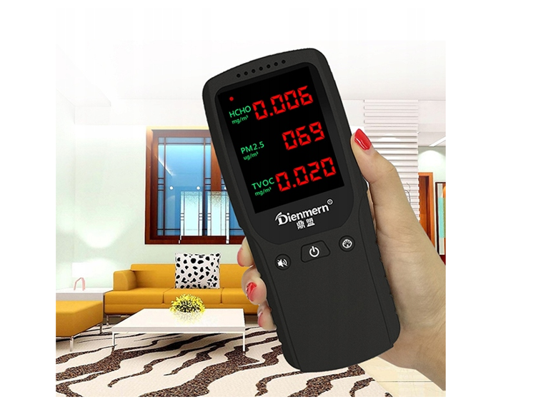 Laserowy czujnik smogu pyłomierz HCHO TVOC PM2.5 miernik jakości powietrza | Sklep internetowy ...