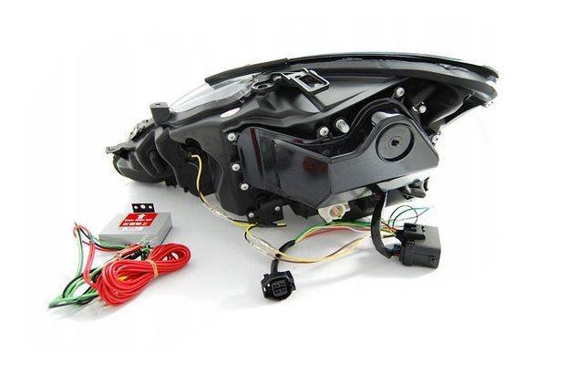 Reflektory lampy przednie Lexus IS 06-13 DRL BLACK | Sklep internetowy ...