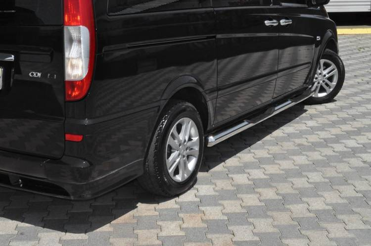 Stopnie boczne progi rury Volkswagen T5 T6 SHORT | Sklep internetowy Tomito.pl