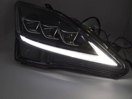 Lampy przednie do Lexus IS 06-13 black full LED | Sklep internetowy ...