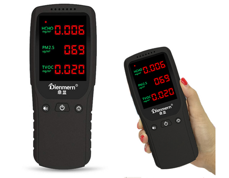 Laserowy czujnik smogu pyłomierz HCHO TVOC PM2.5 miernik jakości powietrza | Sklep internetowy ...